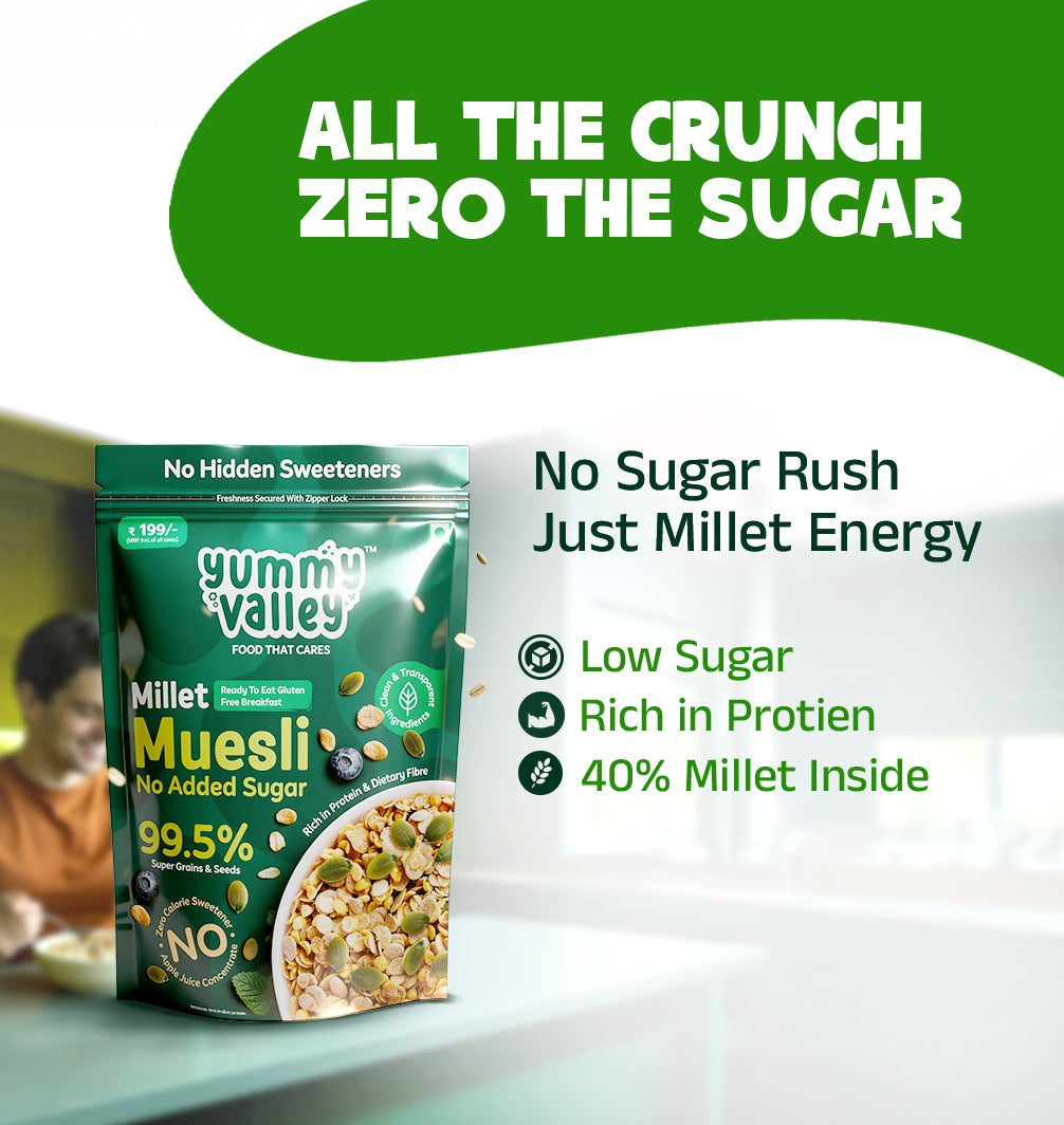 Yummy Valley - Shop Healthy Millet Snacks, Muesli & Breakfast Foods